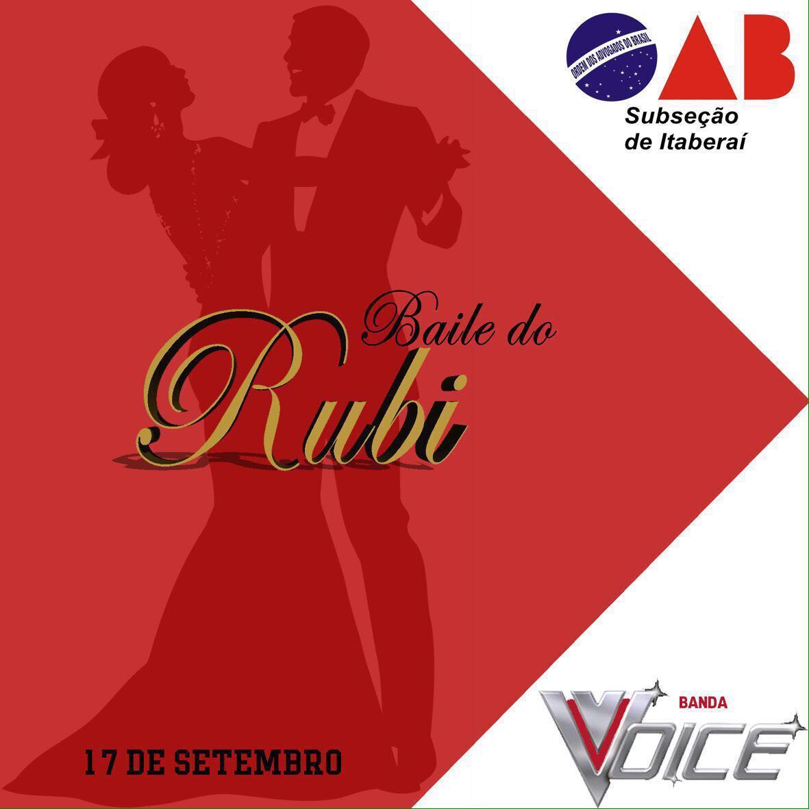 Ingressos para Baile do Rubi em Itaberaí já estão à venda | OAB Goiás