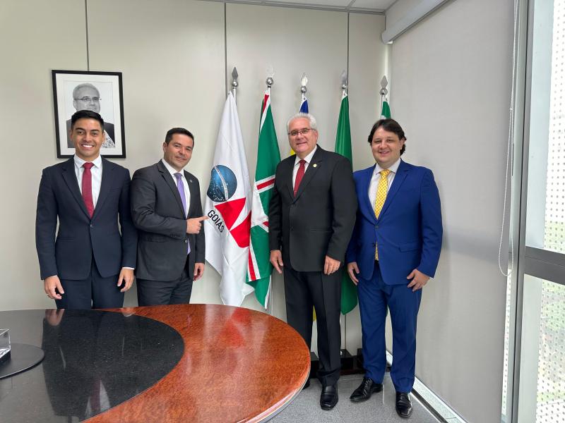 PRESIDENTE DA OAB-GO VISITA DESEMBARGADOR NO TRT18 | OAB Goiás