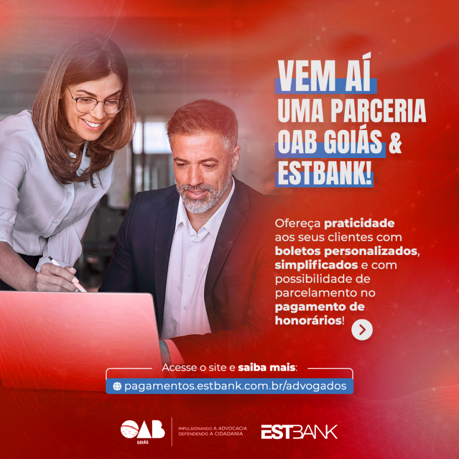 OAB-GO firma parceria com EstBank para oferecer emissão de boletos de ...
